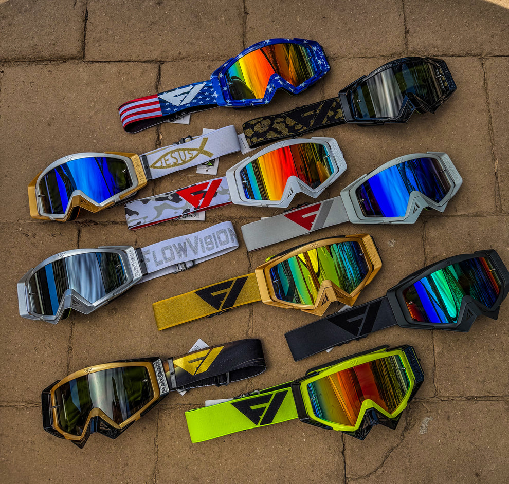 Flow Vision Rythem™ Motocross Goggle: I Don't Kneel – Flow Vision L.L.C