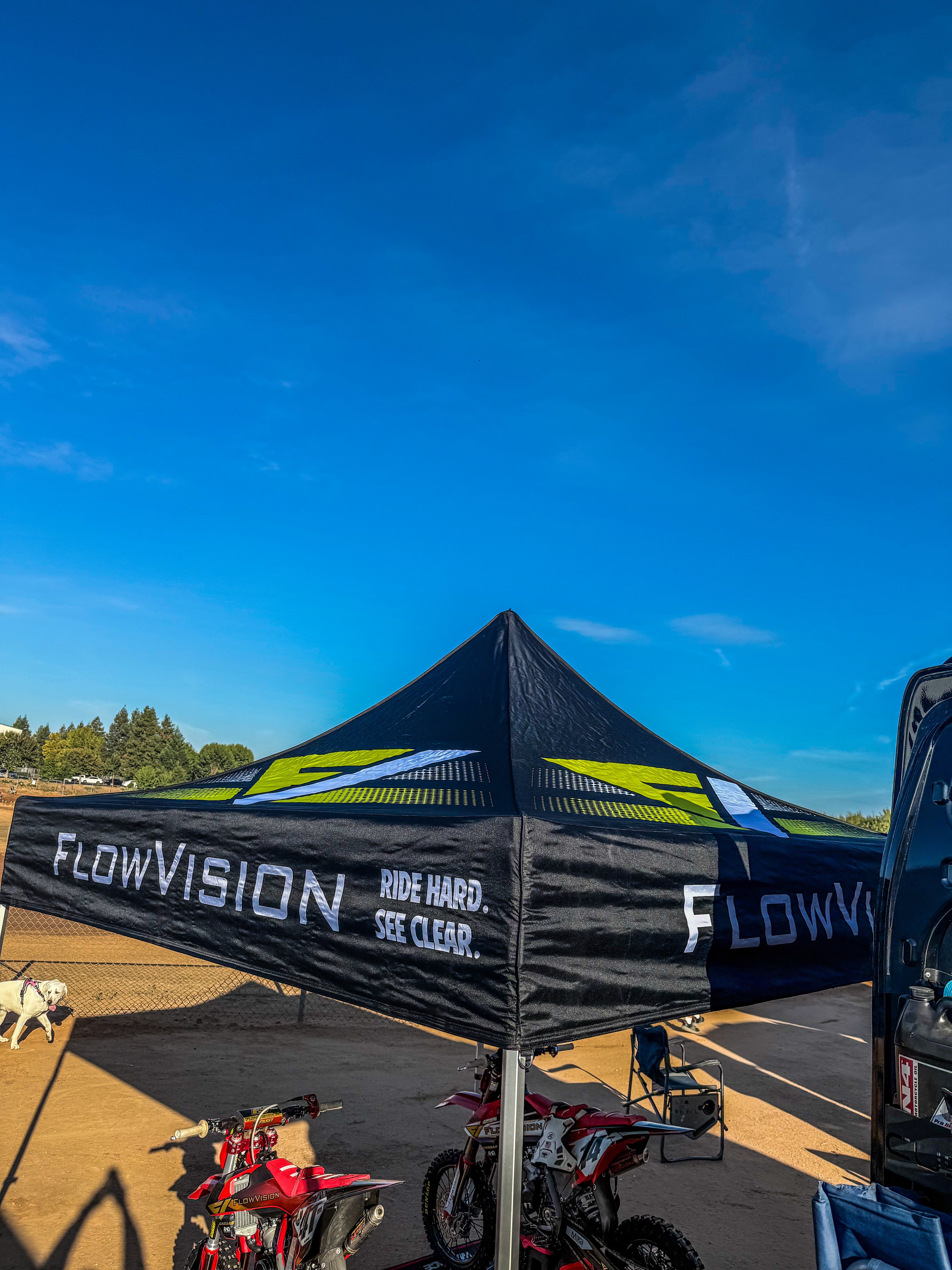 FlowVision® 10x10 Race Canopy with Aluminum Frame – Flow Vision L.L.C