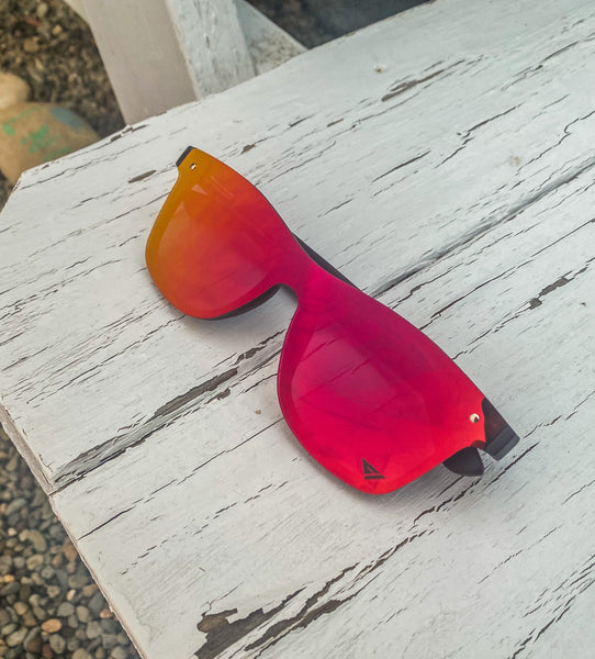 Flow Vision Rythem™ Sunglasses: Magma(Red/Black) – Flow Vision L.L.C