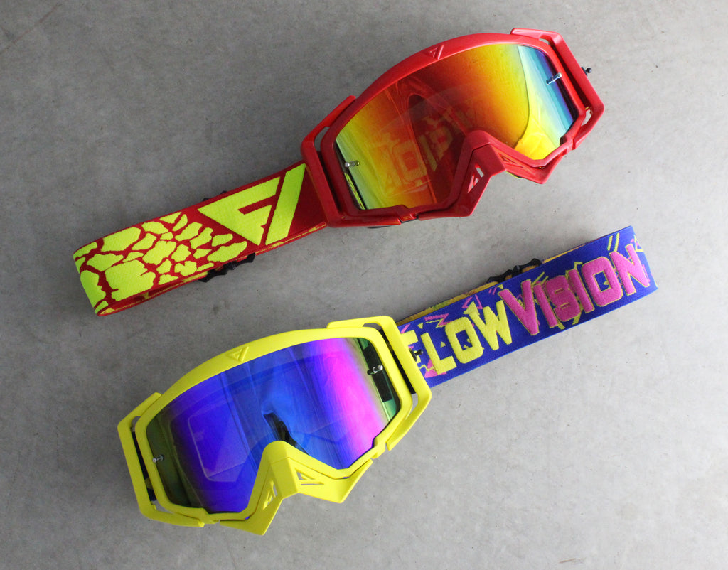 Flow Vision Rythem™ Motocross Goggle: The Gator – Flow Vision L.L.C